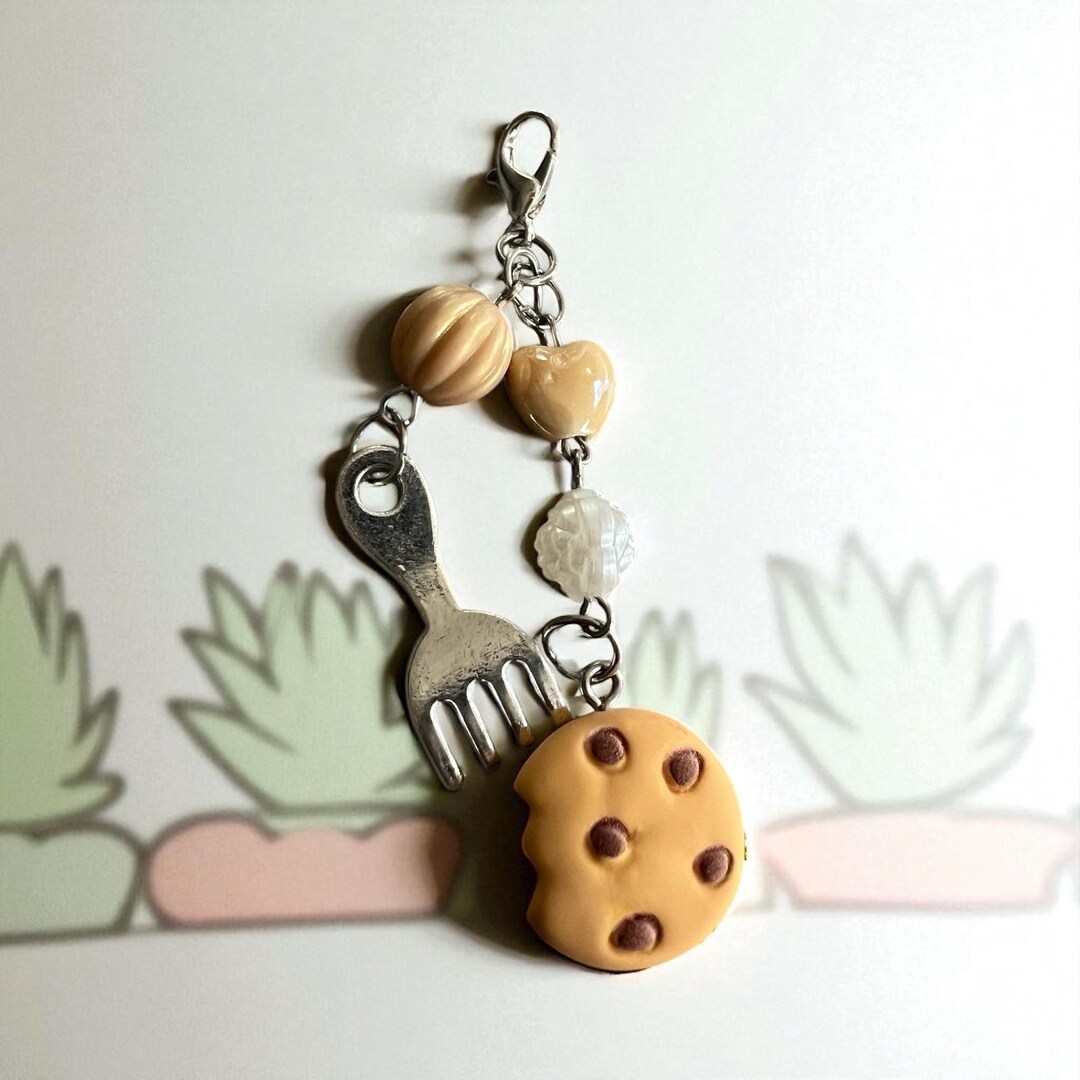 Chocolate Cookie Clasp Charm - Etsy