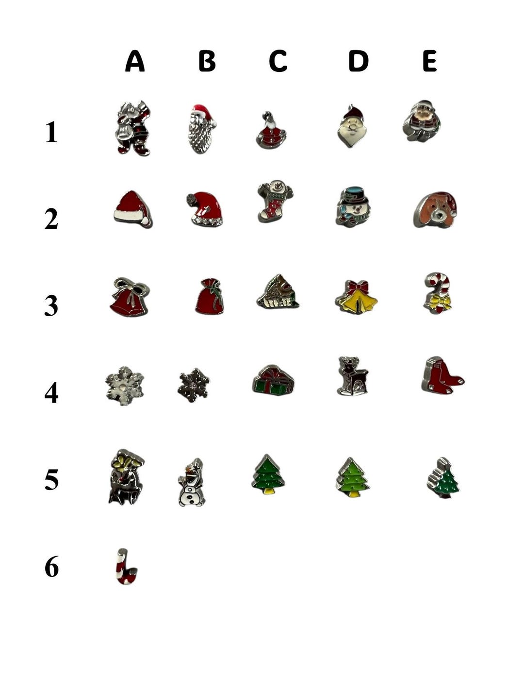 Christmas Floating Charms for Memory Glass Lockets - Etsy