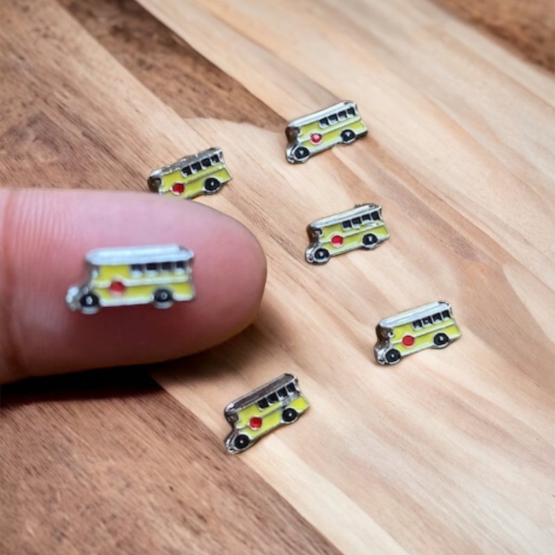 School Bus Charm - Etsy