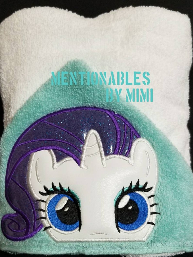 My Little Pony Inspired Towels-hooded Bath Towels-rainbow Dash-kids ...