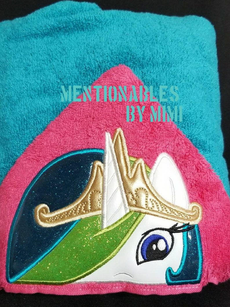 My Little Pony Inspired Towels-hooded Bath Towels-rainbow | Etsy