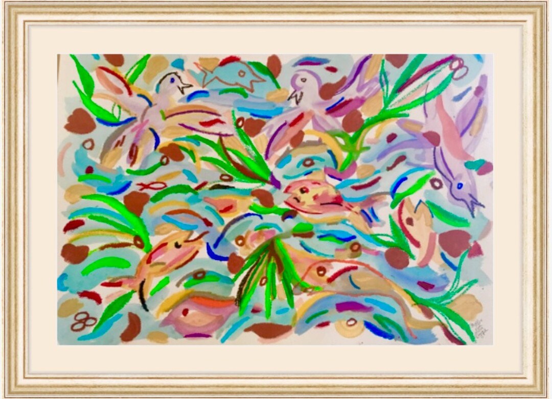 Fronds, Fish & Fowl - Etsy