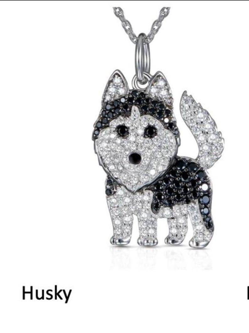 Rhinestone Dog Cat Fox Necklace. Costume Jewelry 27 Different Styles ...