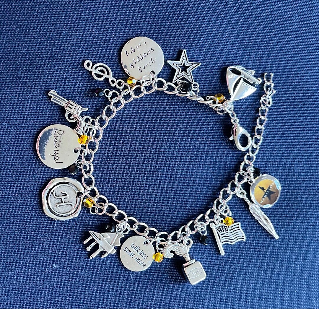 Hamilton Inspired Charm Bracelet or Earrings, Broadway Musical Lin ...