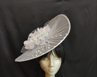 Large White Hat - Etsy