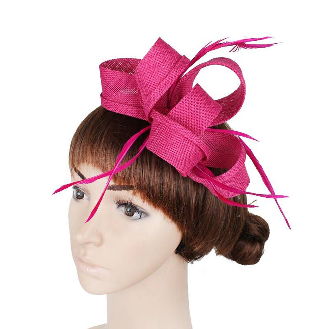 Light Blue Fascinator Hat Wedding Hat Kenturky Derby Hat | Etsy