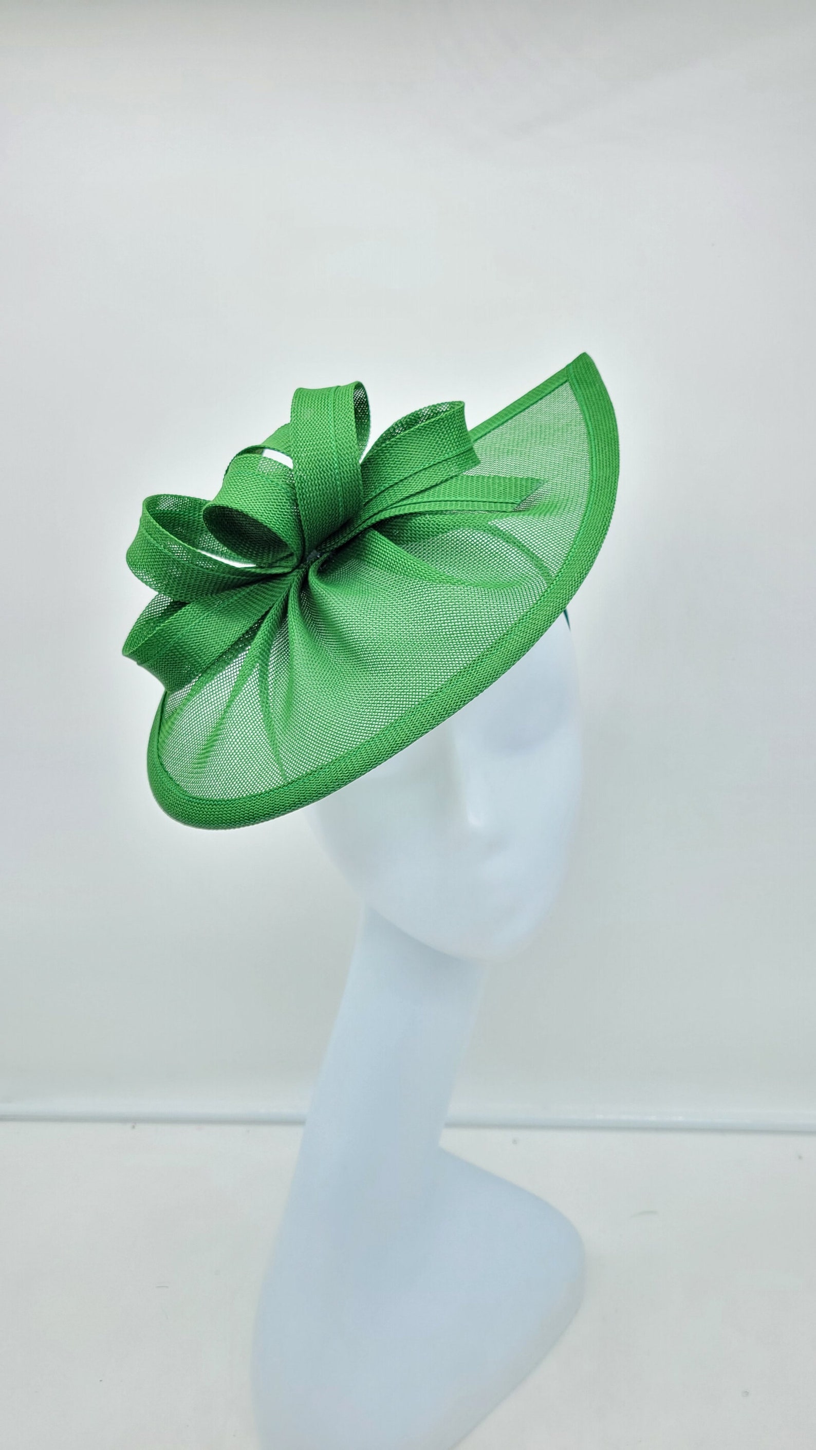 Green Kentucky Derby Fascinator Hat, Green Fascinator, Kelly Green Hat ...