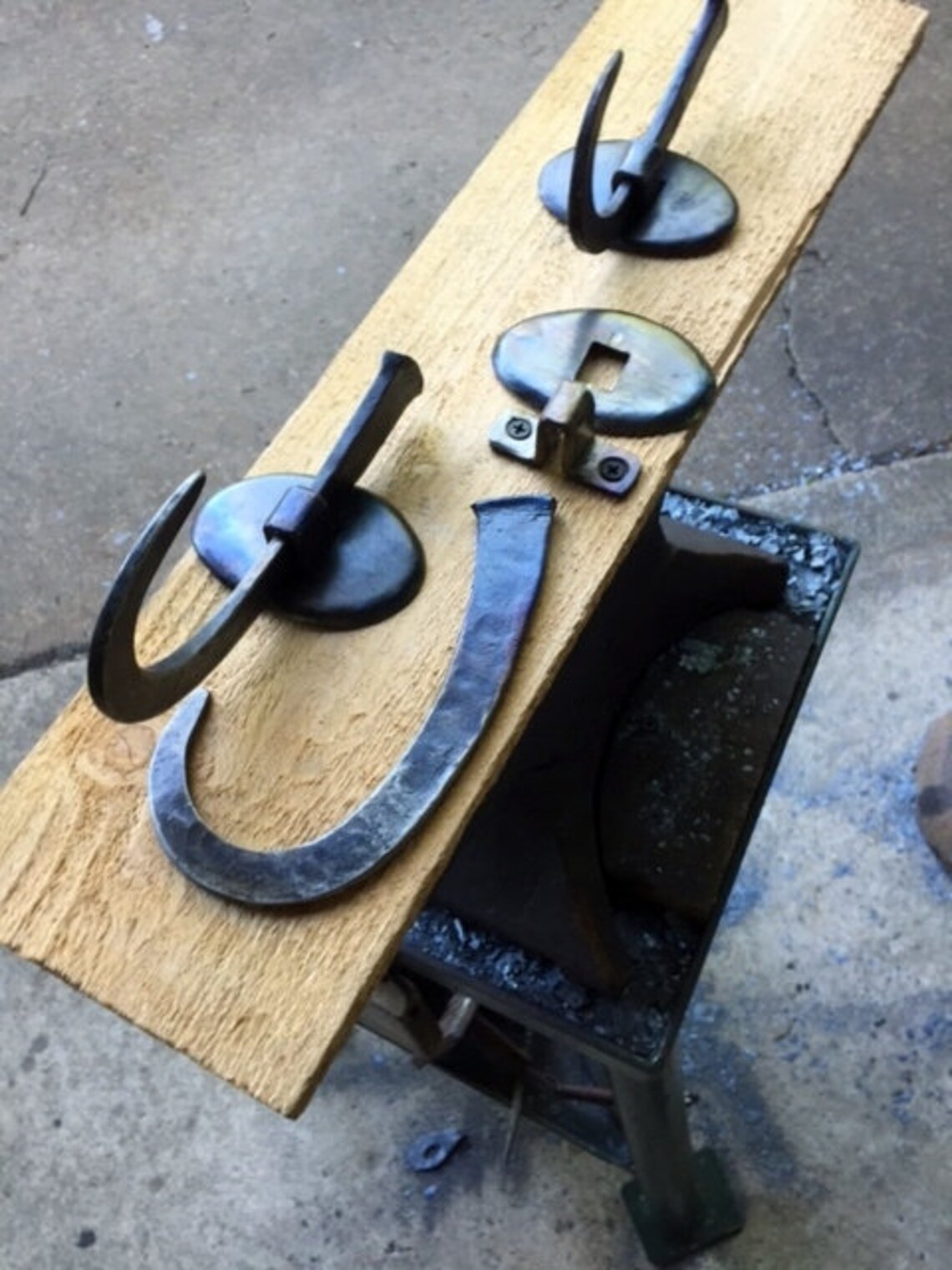 Hand Forged Hook (free Shipping) - Etsy