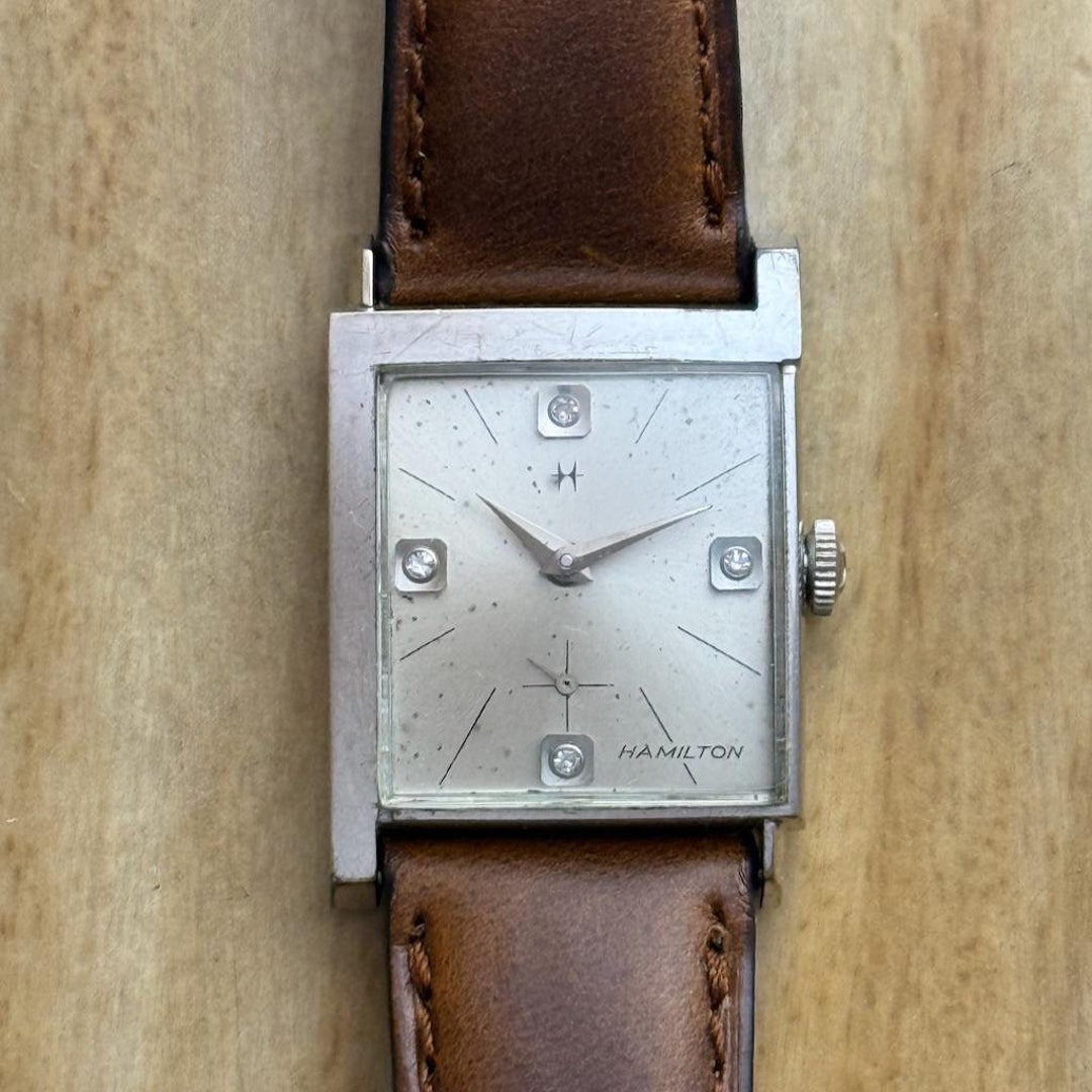 1963-1969 Hamilton Lord Lancaster C Wrist Watch. 10K Goldfilled White ...