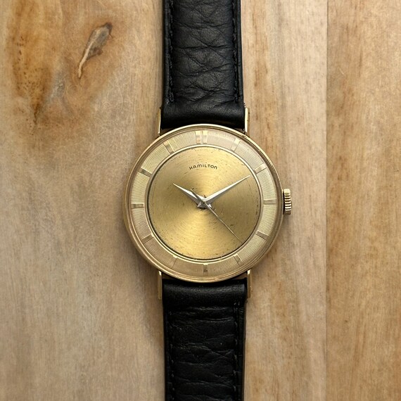 1957-59 Hamilton Golden Tempus II Wrist Watch with Ha… - Gem