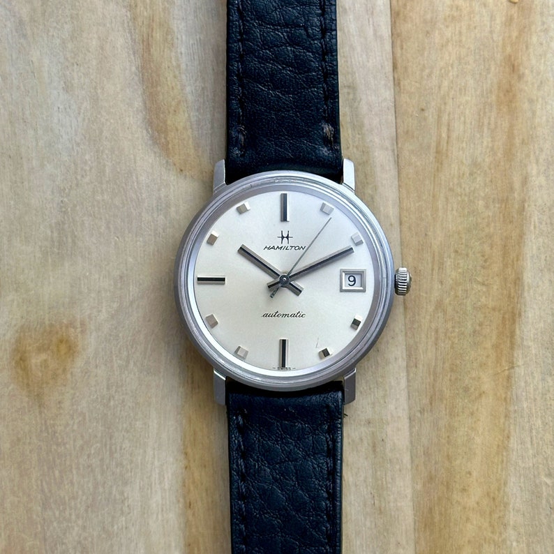 1966 Dateline A-581 Automatic Wrist Watch With Stainless Steel Case - Etsy