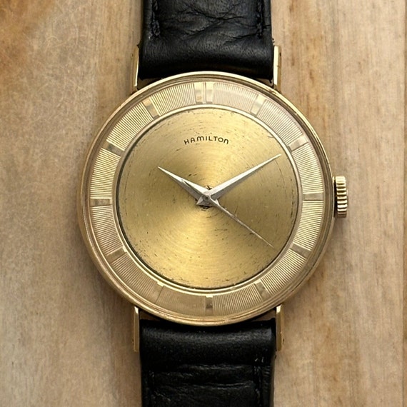 1957-59 Hamilton Golden Tempus II Wrist Watch with Ha… - Gem