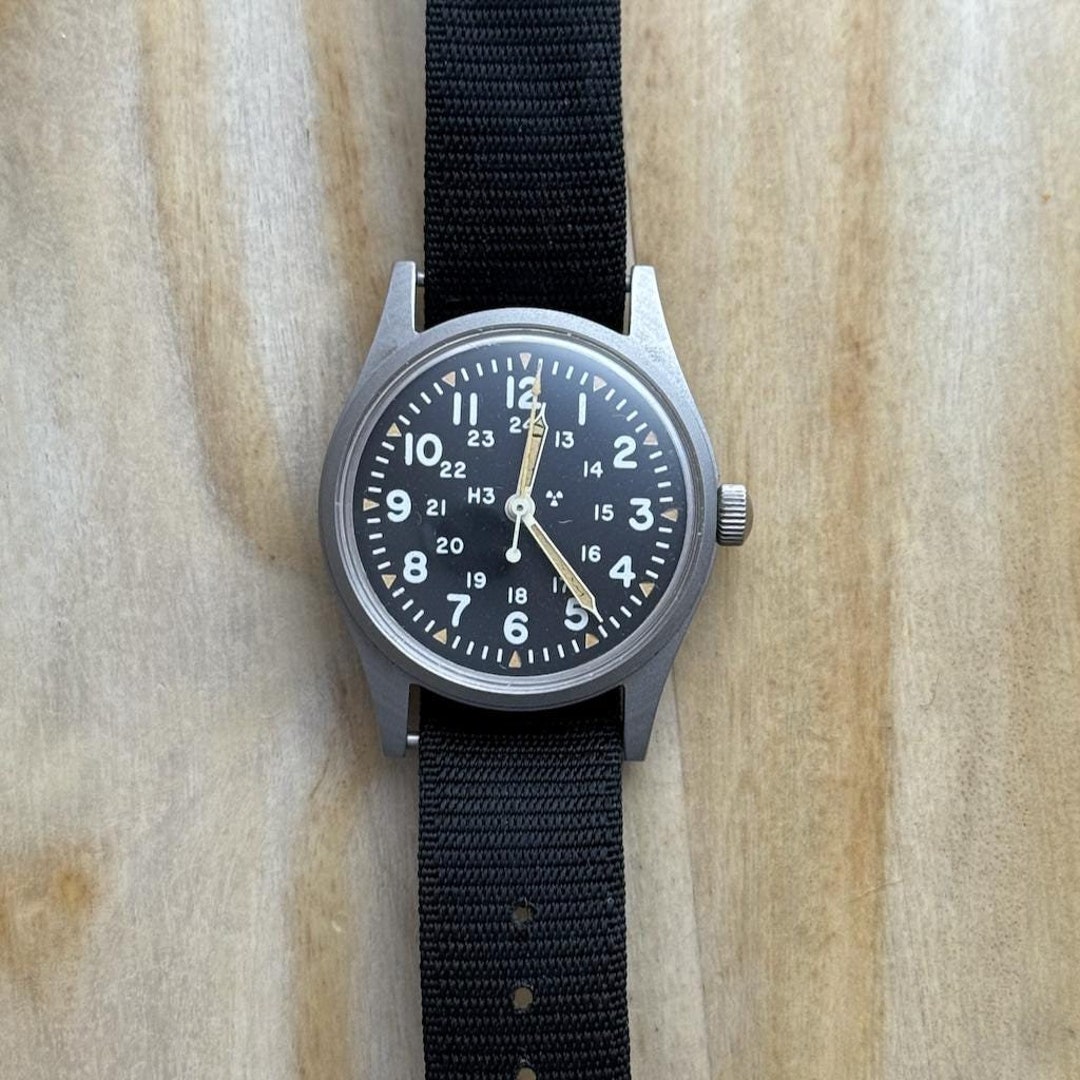 1981 Hamilton H3 Mil-w-46374b Military General Purpose Watch - Etsy