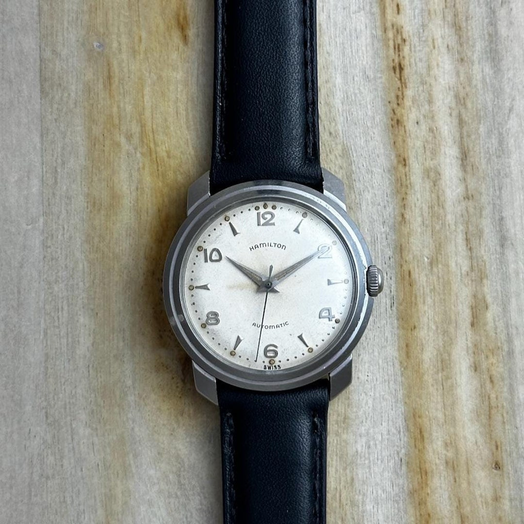 1957 Hamilton Automatic K-503 Stainless Steel Wrist Watch With Hamilton ...