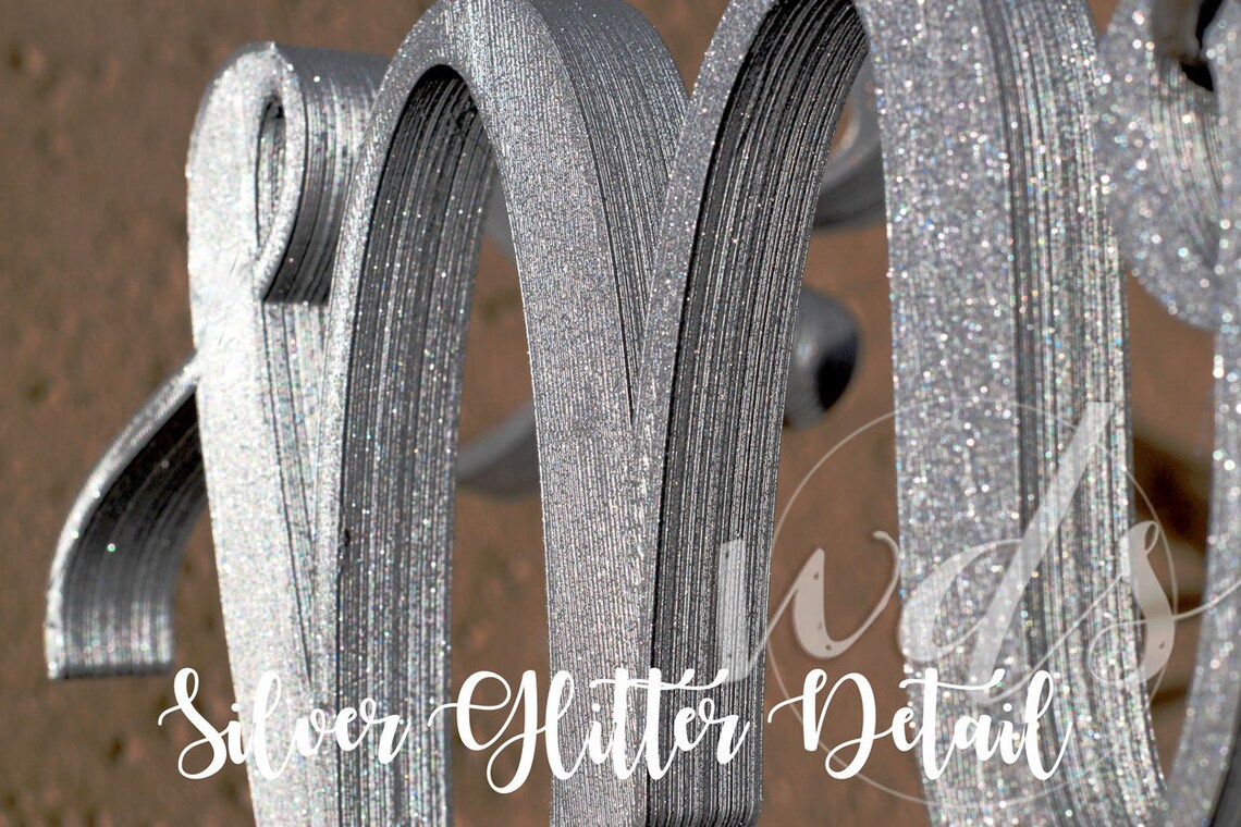 Dr and Mrs Sign 5in. Vintage Script Sweetheart Table Decor | Etsy