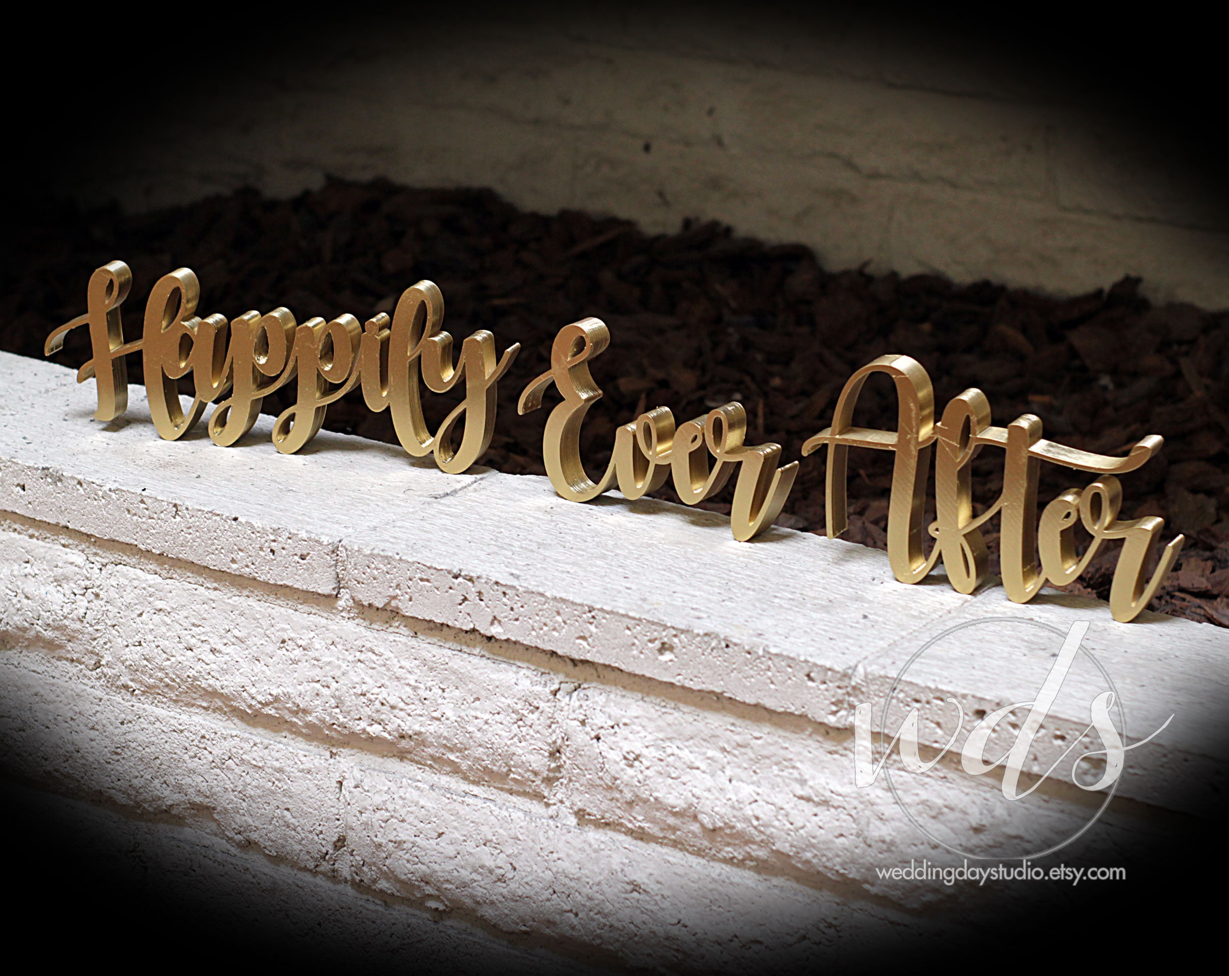 Happily Ever After Sign Sweetheart Table Decor 6 or | Etsy