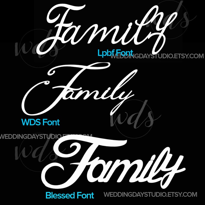 FAMILY Sign Family Word Sign Table Sign 6 | Etsy