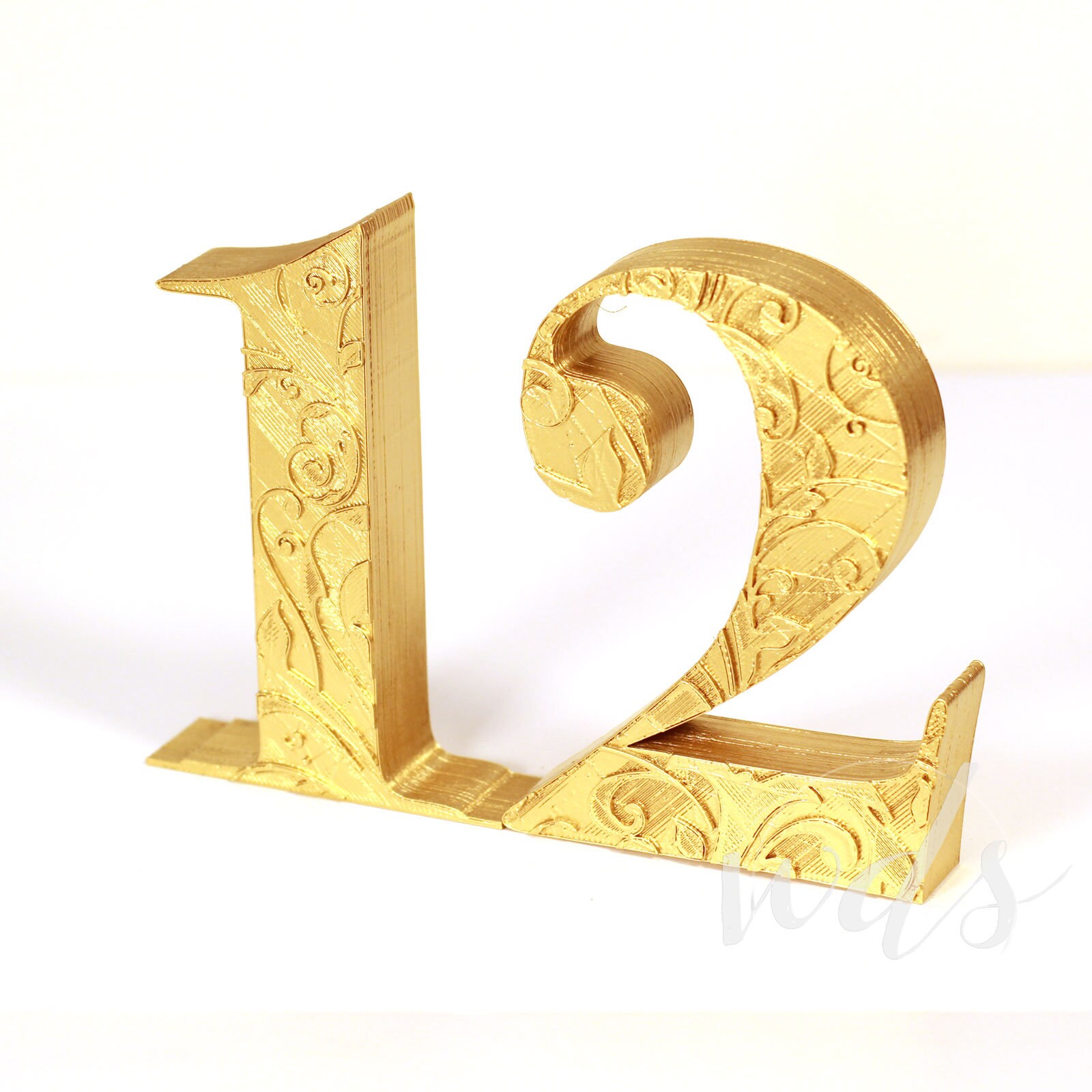 5 Floral Table Numbers Wedding Decor Elegant Floral - Etsy