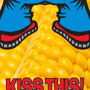 Cornhole Kiss This humor funny cornhole corn hole sports | Etsy