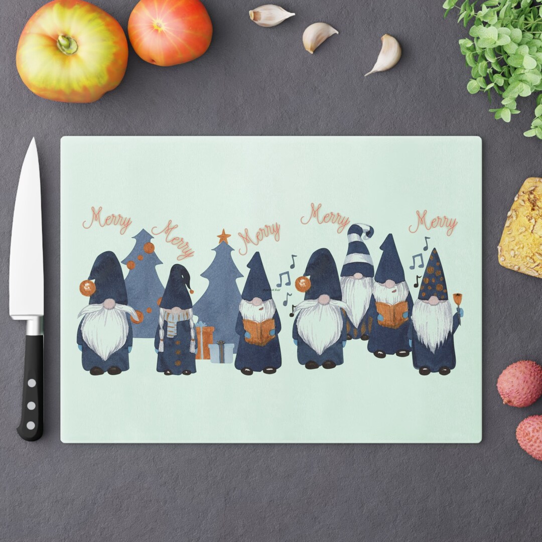 Santa's Little Helpers Christmas Cutting Board, Merry Merry Little ...