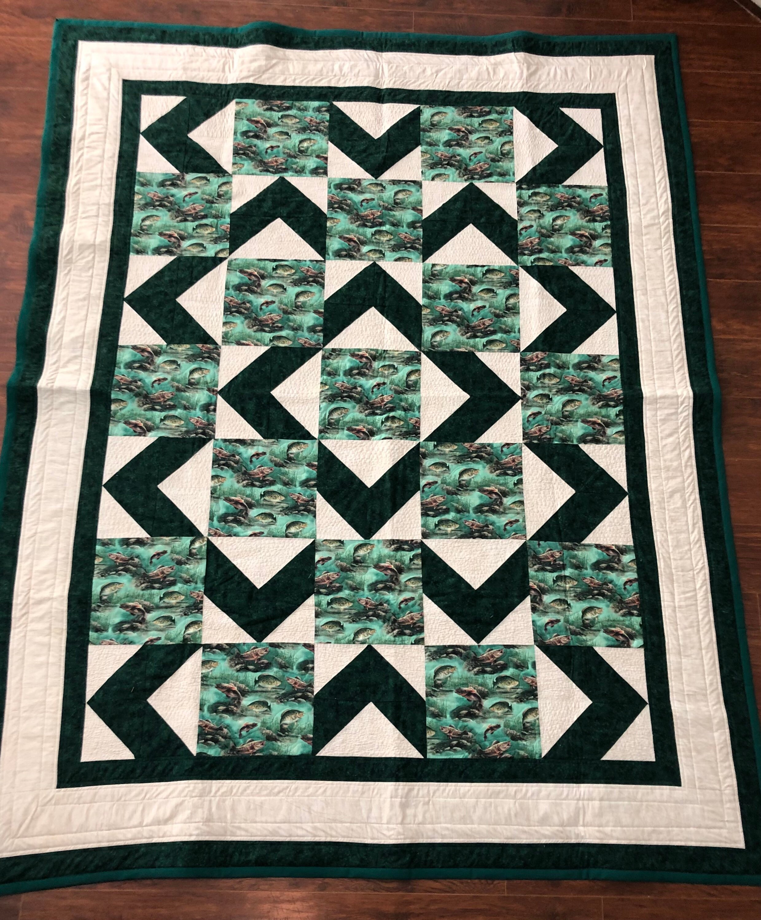 Fishing Walk-about Pattern Full Sized Quilt - Etsy