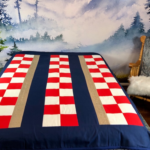 Nautical Quilt - Etsy