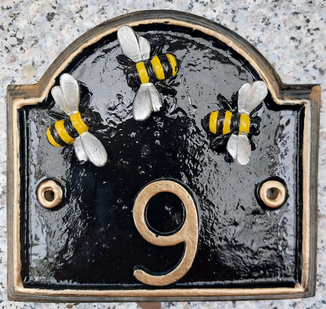 Handmade Bees House/wall Plaque - Etsy