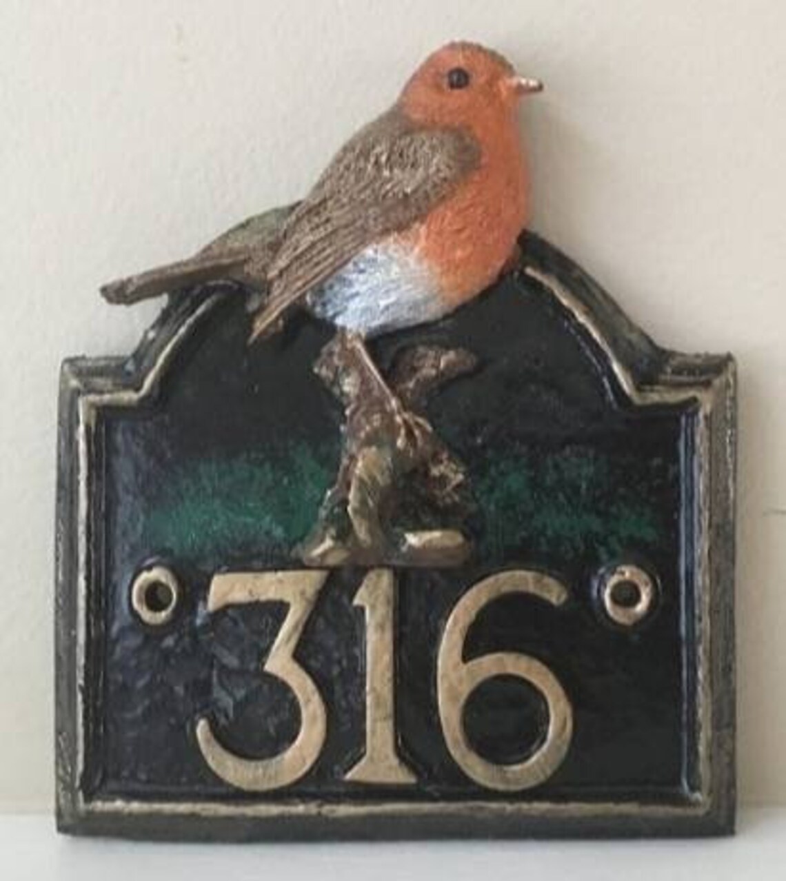Handmade Robin Door/wall Plaque - Etsy UK