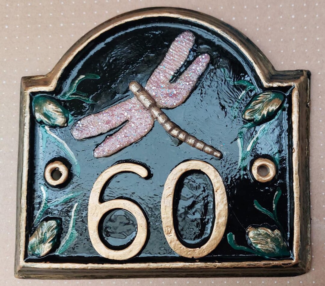 Handmade Dragonfly Wall/door Plaque - Etsy