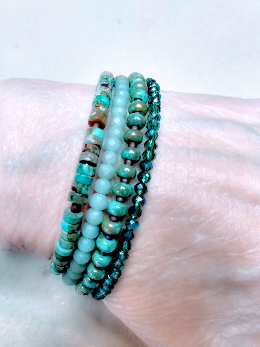Beaded Stack Bracelets - Etsy