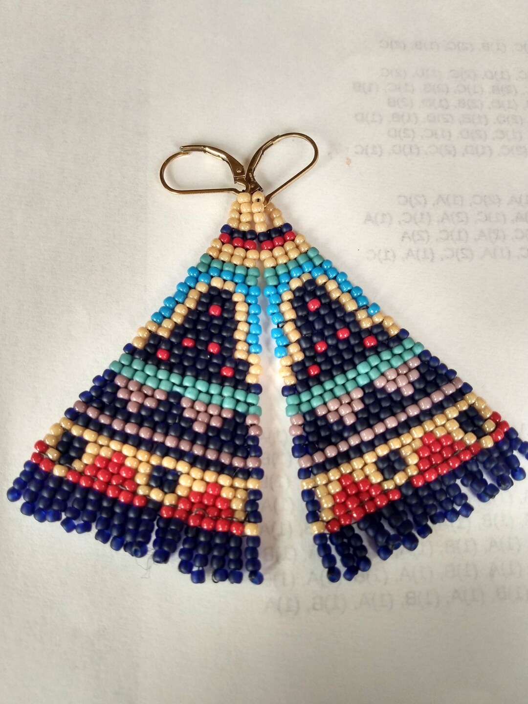 Colorful Drop Earrings - Etsy