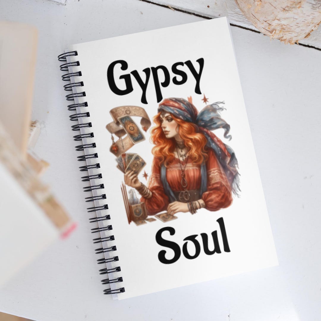 Gypsy Soul Spiral Notebook - Etsy