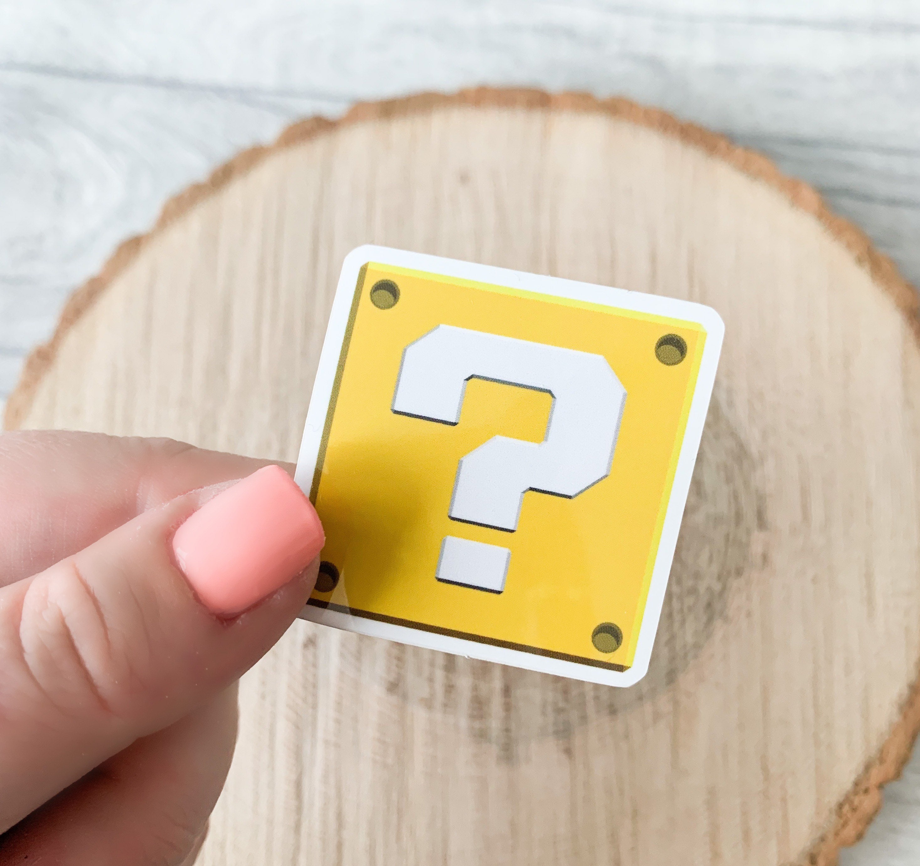 Waterproof Super Mario Block Box Vinyl Sticker Decal Car - Etsy