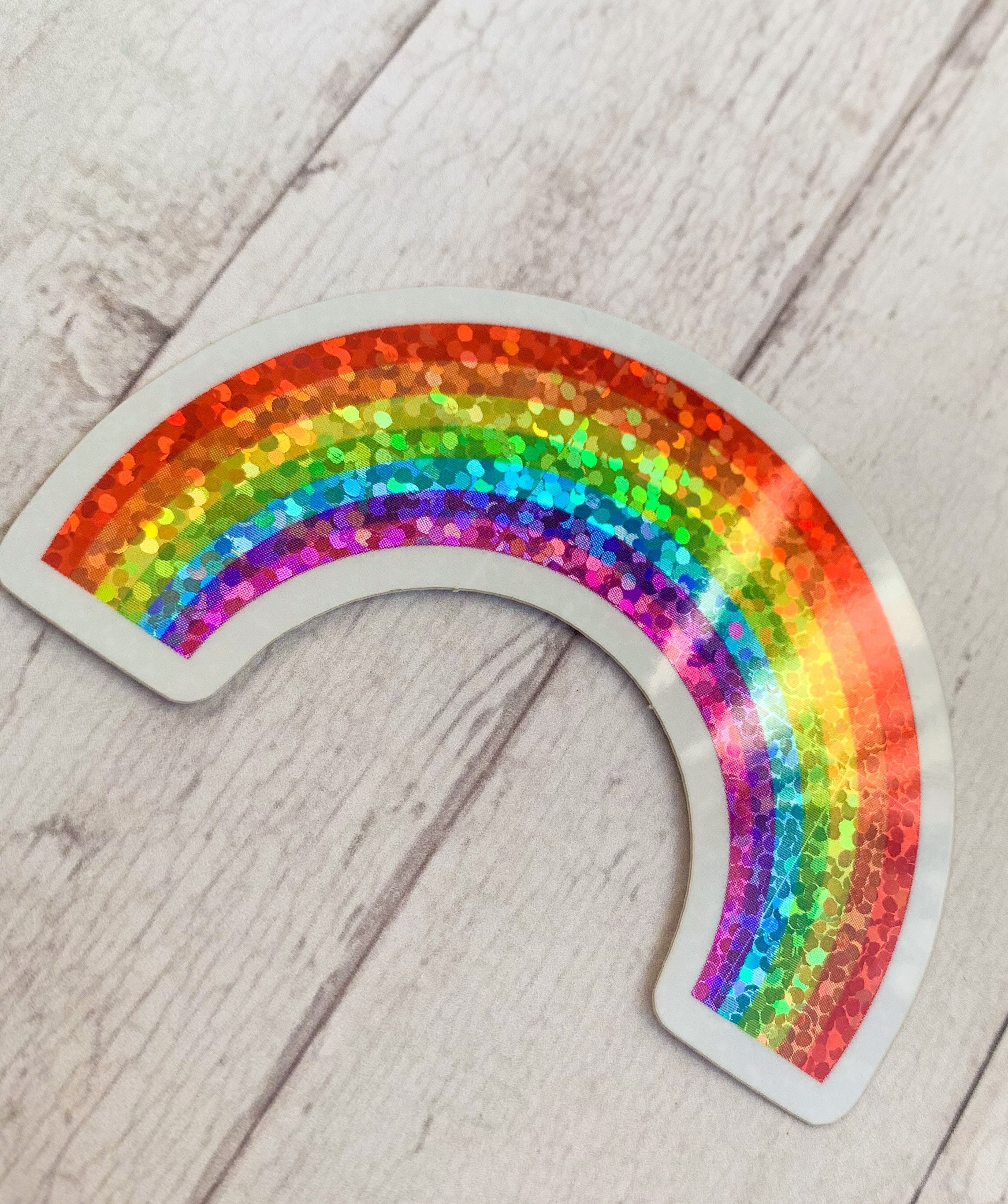 Waterproof Holographic Rainbow Glitter Vinyl Sticker Decal Car - Etsy