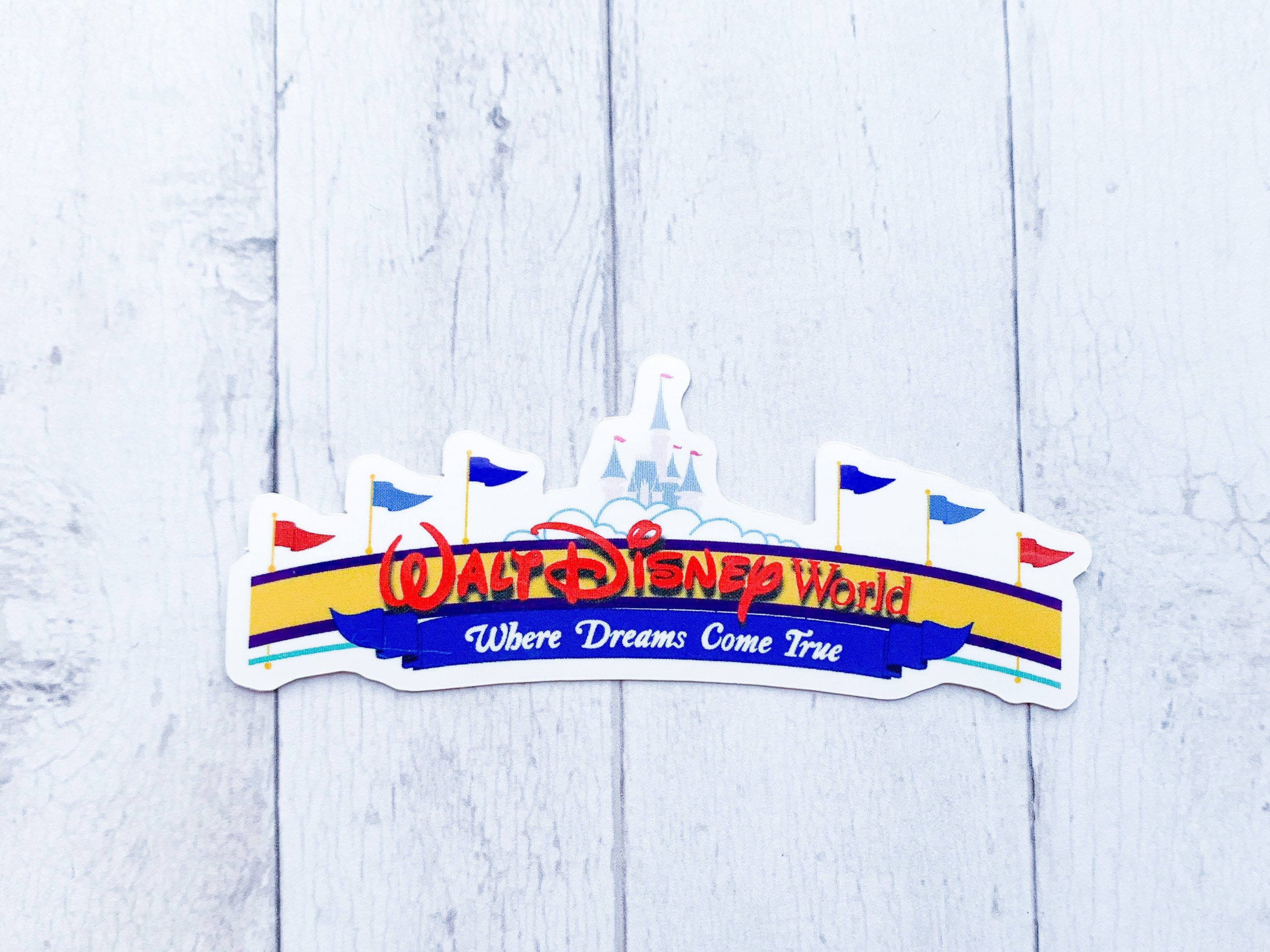Waterproof Wdw Entrance Sticker Disneyworld Entrance Sign | Etsy