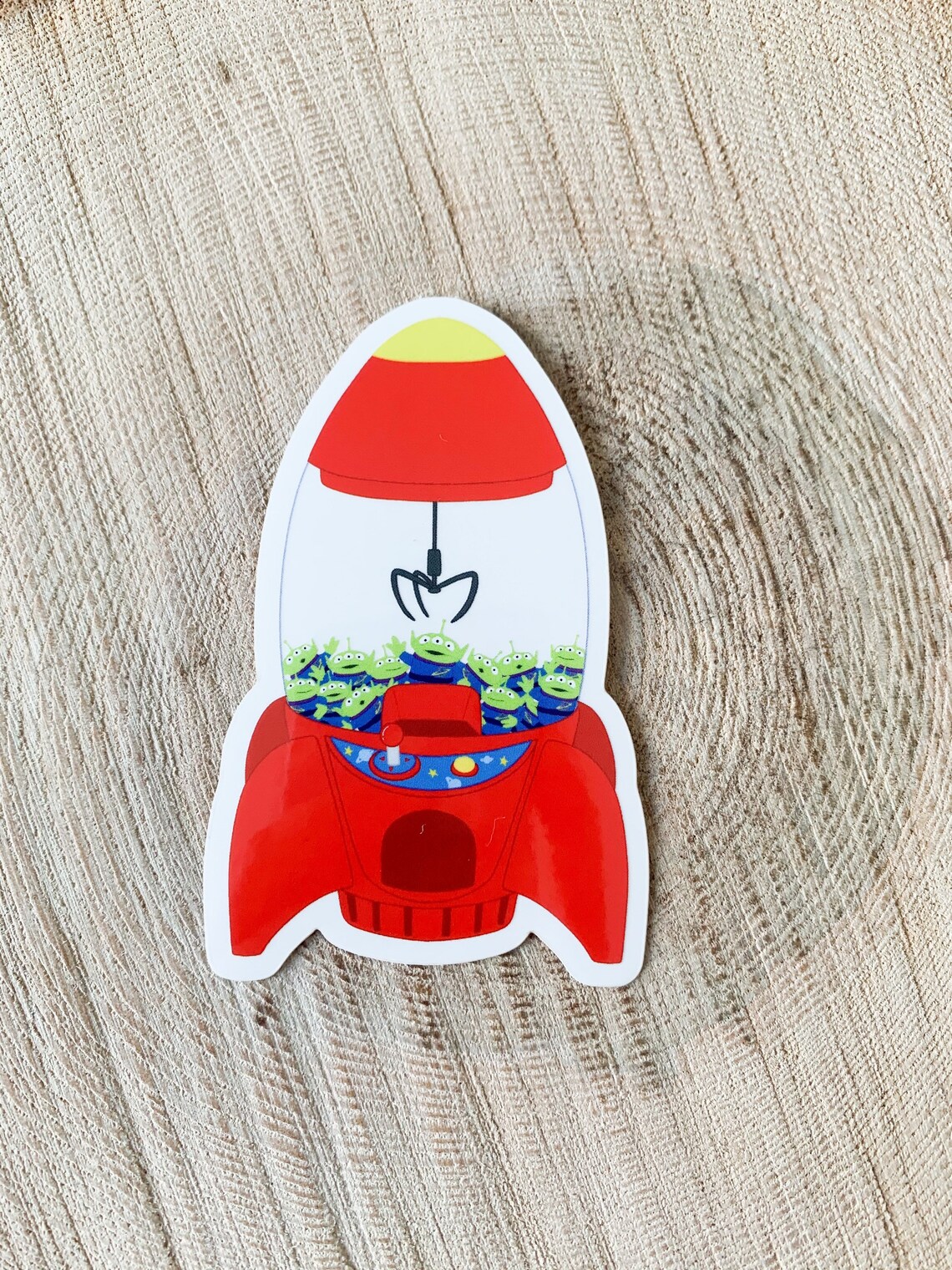 Toy Story Alien Sticker the Claw Machine Transparent - Etsy