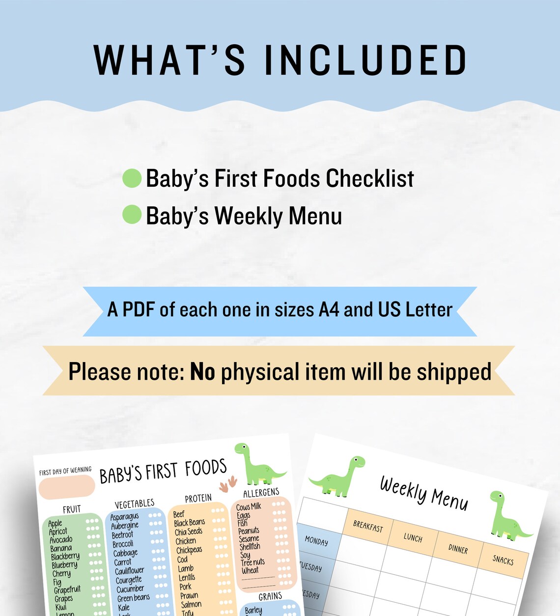 Baby's First Foods Checklist | Weaning Chart | Baby Led Weaning ...