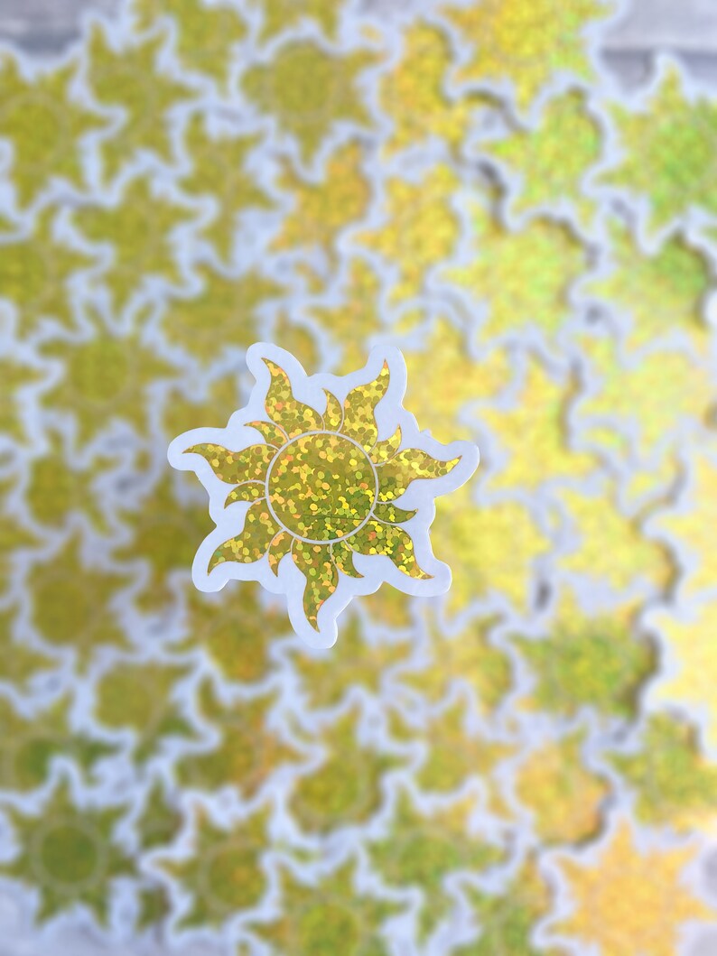 Waterproof Tangled Sun Vinyl Sticker Rapunzel Lantern Sticker - Etsy UK