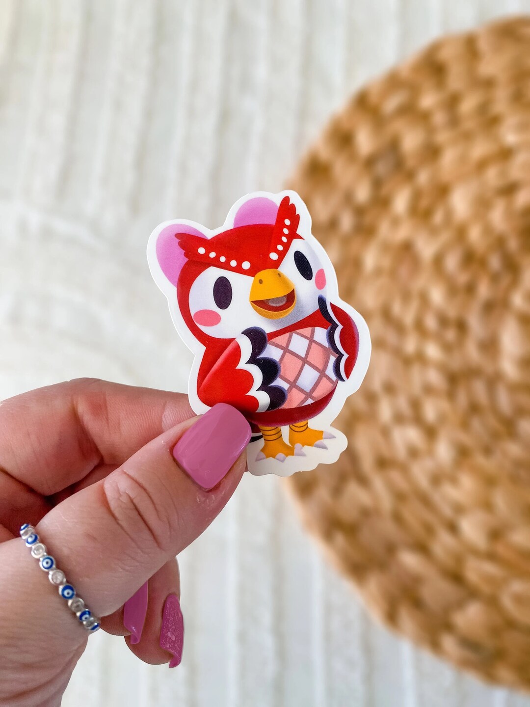 Celeste Animal Crossing Owl Vinyl Waterproof Sticker Laptop Sticker Car ...