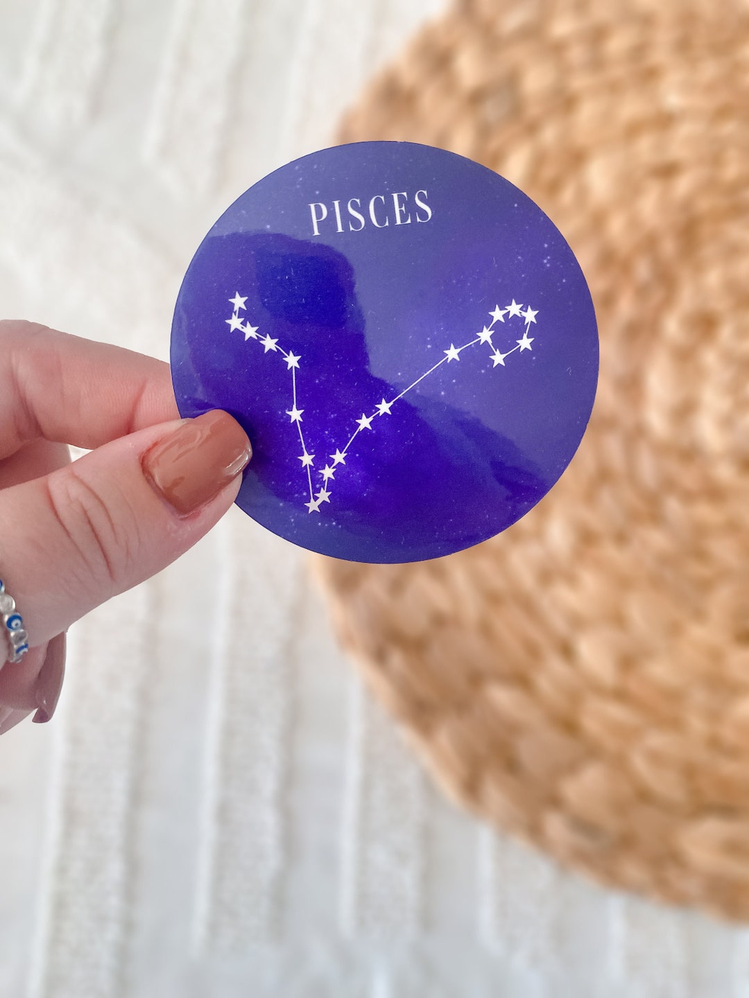 Pisces Waterproof Sticker Vinyl Decal Car Bumper Bottle Laptop Sticker ...