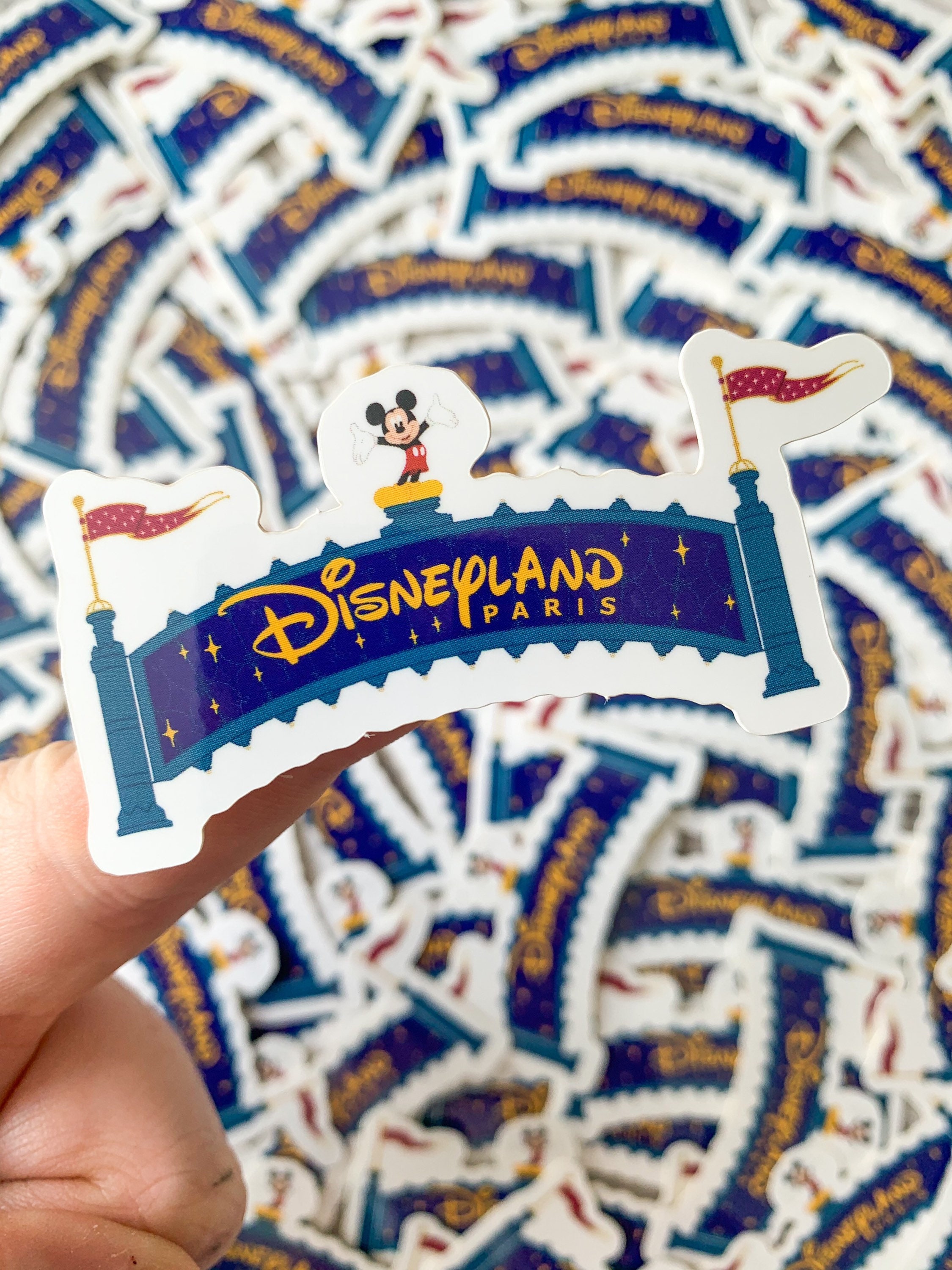 Disneyland Paris Entrance Sign Vinyl Waterproof Decal Sticker | Etsy