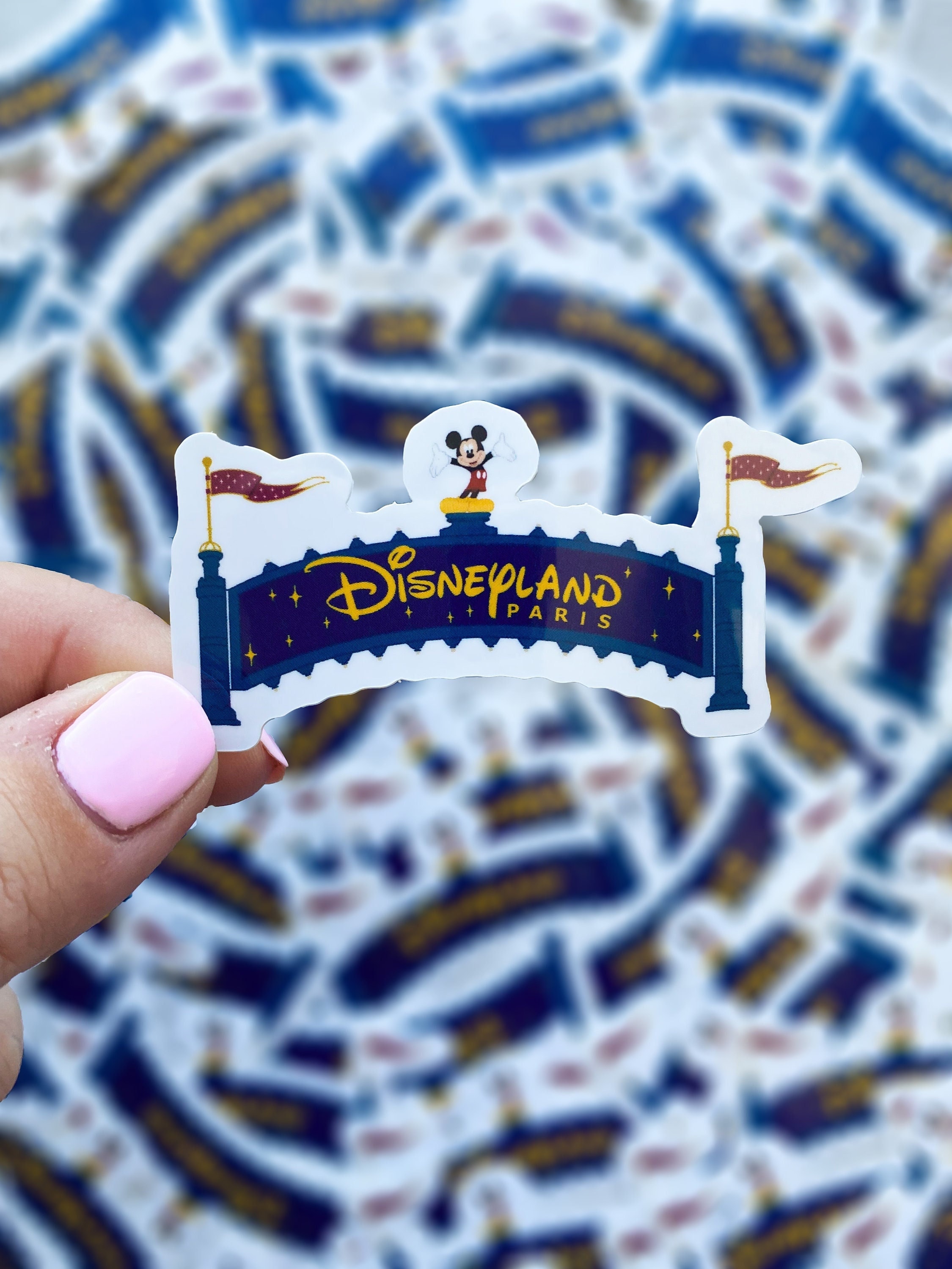 Disneyland Paris Entrance Sign Vinyl Waterproof Decal Sticker - Etsy