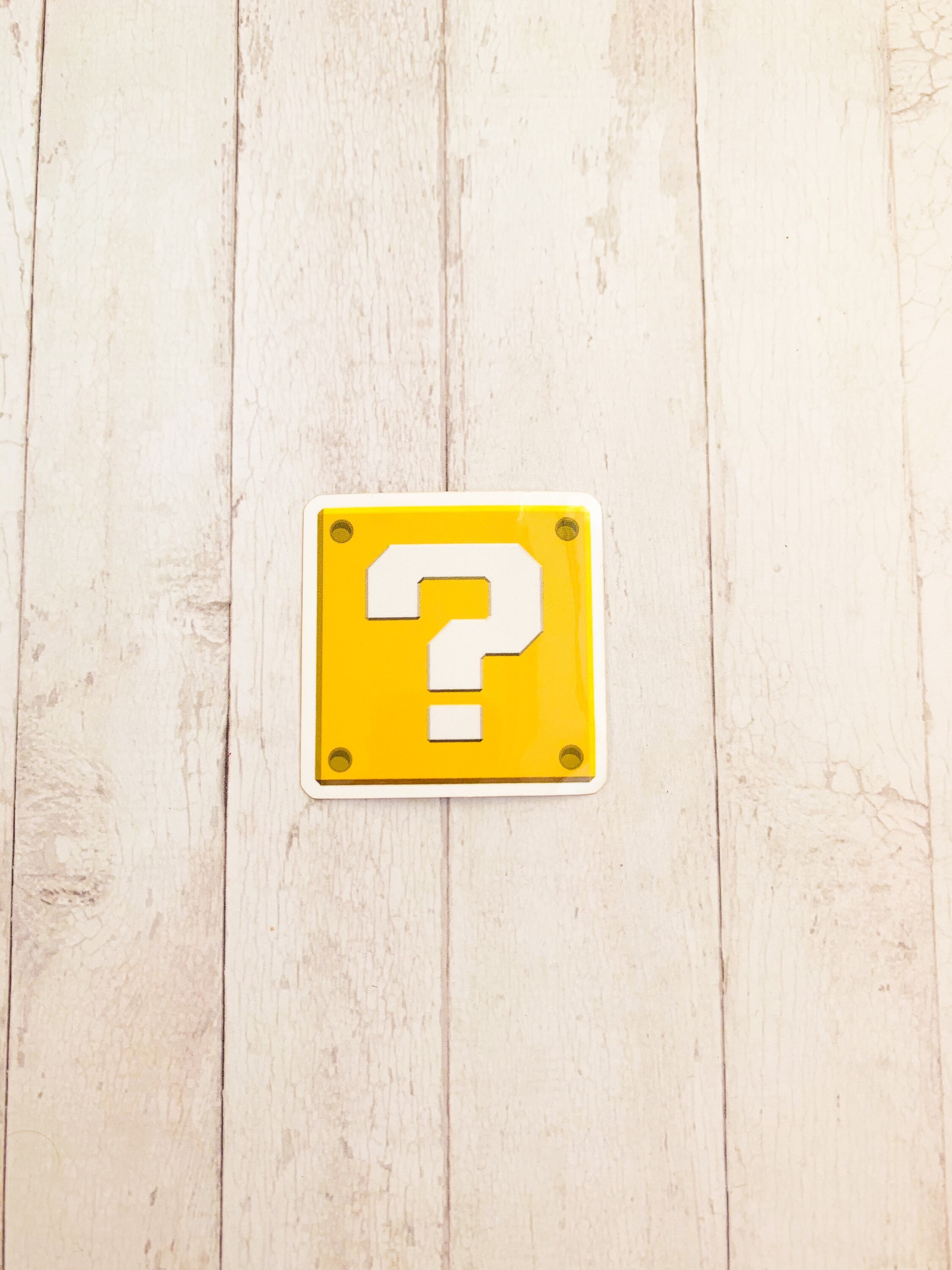 Waterproof Super Mario Block Box Vinyl Sticker Decal Car | Etsy