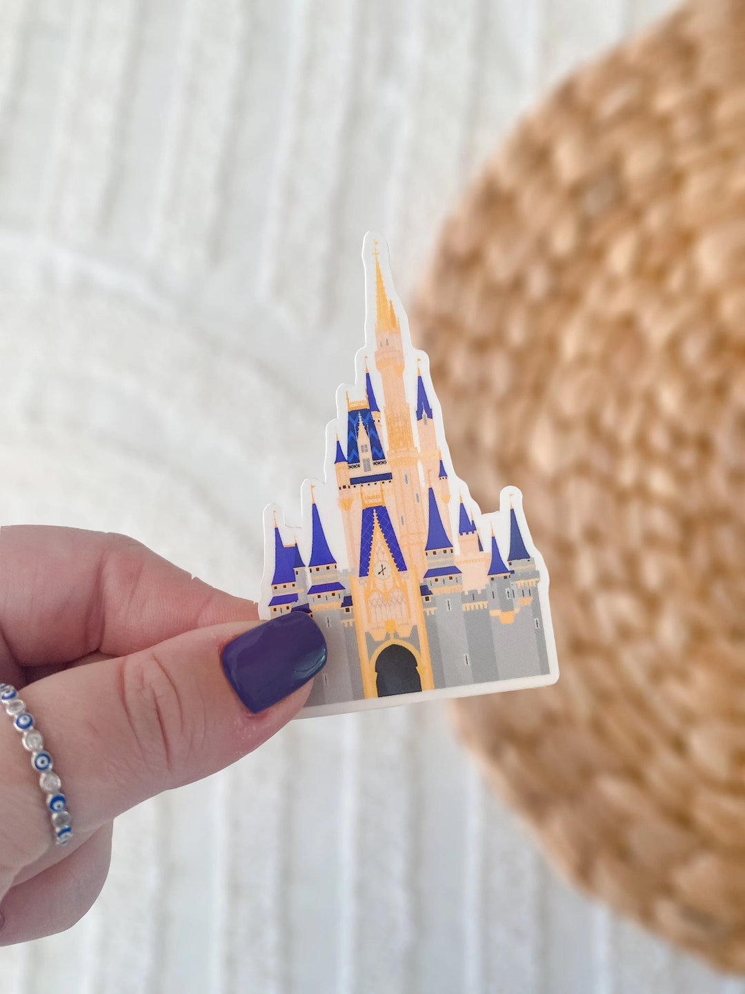 Waterproof Disneyworld Castle Disney Vinyl Waterproof Sticker Florida ...
