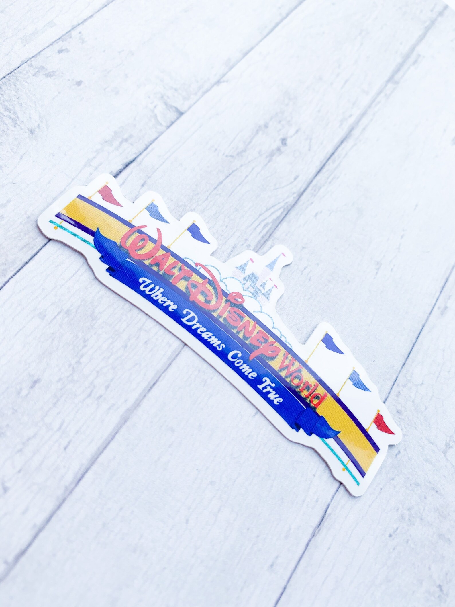 Waterproof Wdw Entrance Sticker Disneyworld Entrance Sign | Etsy