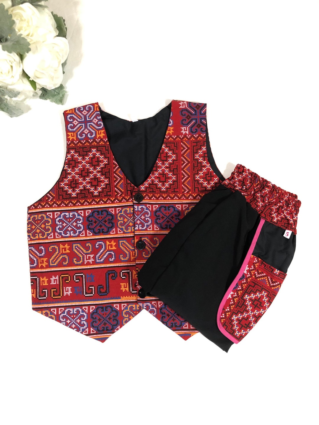 Hmong Boy Clothes Vest and Pants - Etsy