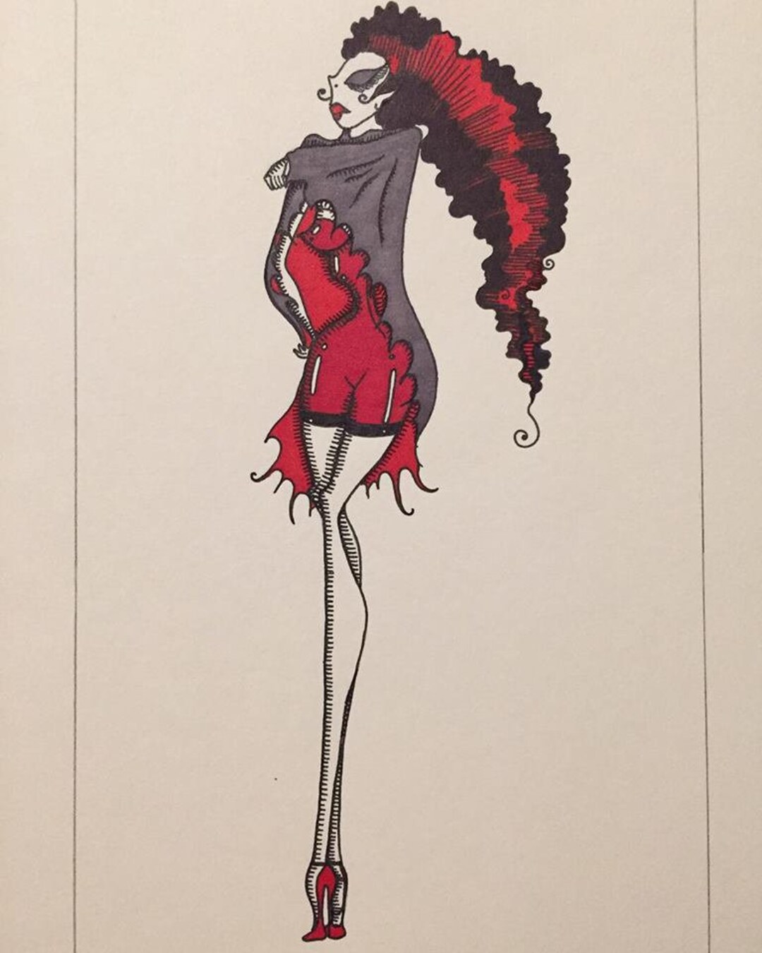 Halloween Burlesque: 3 Latex Vampire - Etsy