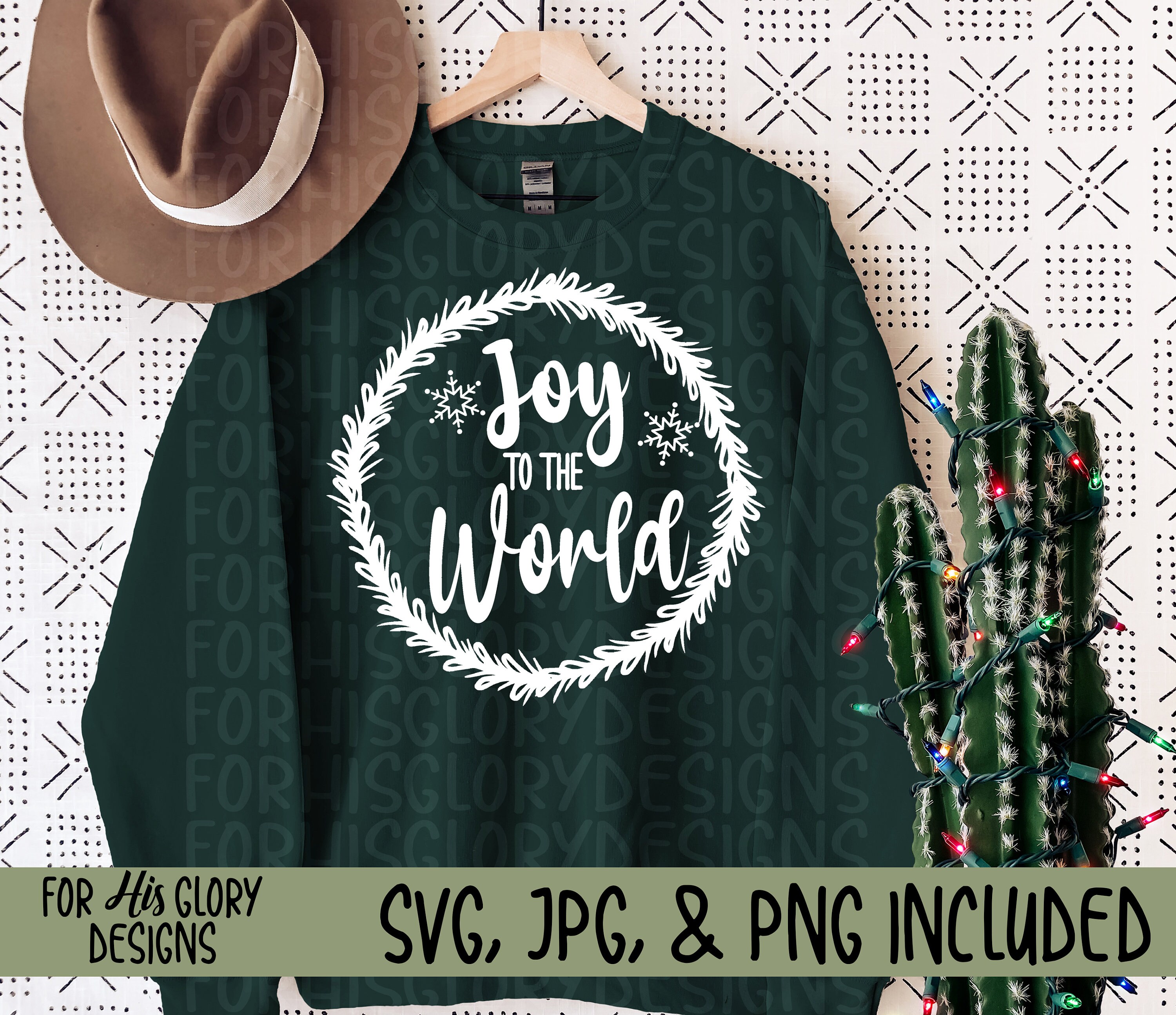 Joy to the World SVG, Joy SVG, Christmas SVG, Joy to the World Jpg ...