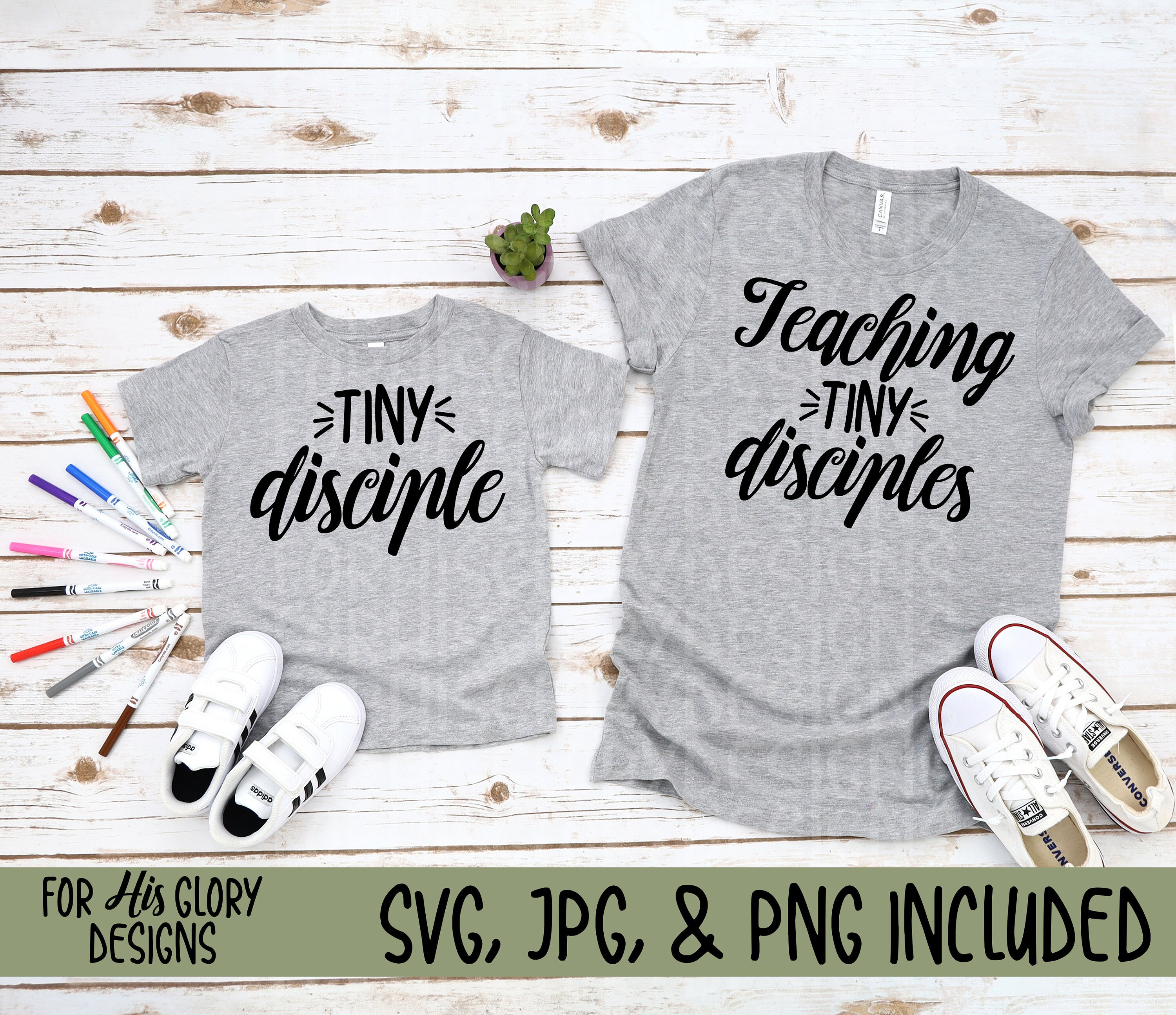 Teaching Tiny Disciples SVG, JPG, PNG Files, Tiny Disciple, Christian ...