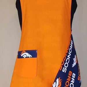 NFL Sport Reversible Unisex Full Apron With Broncos Team Logo, BBQ ...